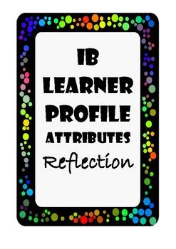 IB Learner Profile Attributes Reflection By Trending Millennials