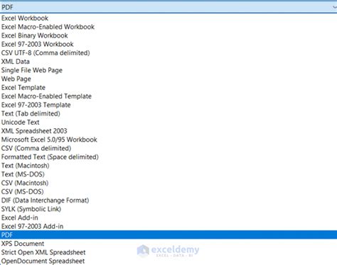 how to save one sheet in excel as pdf 3 useful ways exceldemy