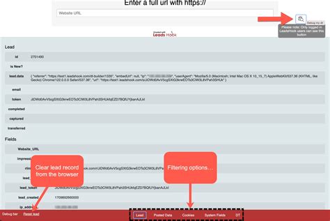 How To Use Debug Mode New Enhancement Leadshook Knowledge Base