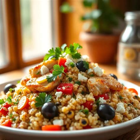 Amazing Mediterranean Chicken Couscous Salad Recipe Mediterranean