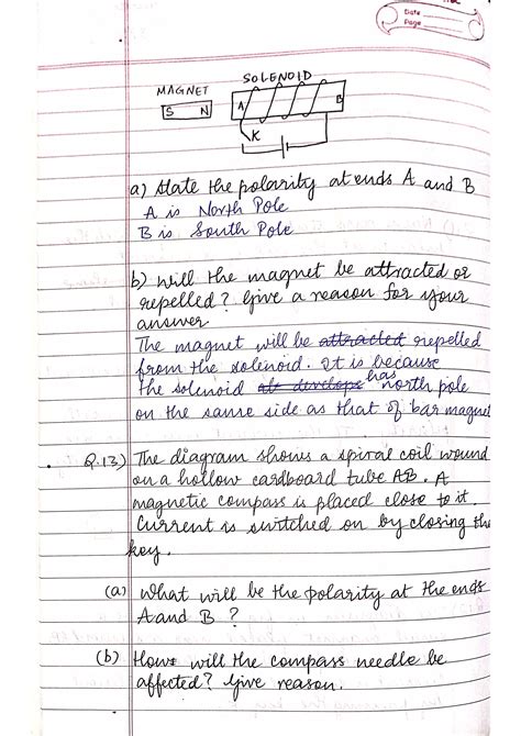 ICSE Physics Class X Handwritten Notes PDF