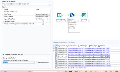 Solved Divide An Excel File Into Multiple Workbooks And S Alteryx Community