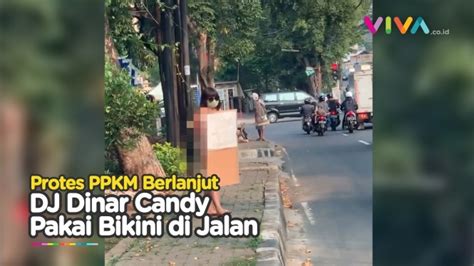 Ppkm Diperpanjang Dinar Candy Turun Ke Jalan Pakai Bikini Vlixid