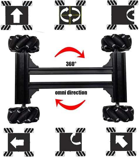 Smart 4wd Mecanum Wheel Metal Robot Car Chassis Kit Australia Ubuy