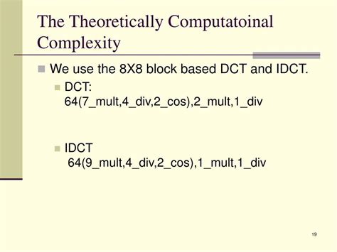 Ppt Computational Complexity Analysis Of Mpeg 4 Decoder Powerpoint