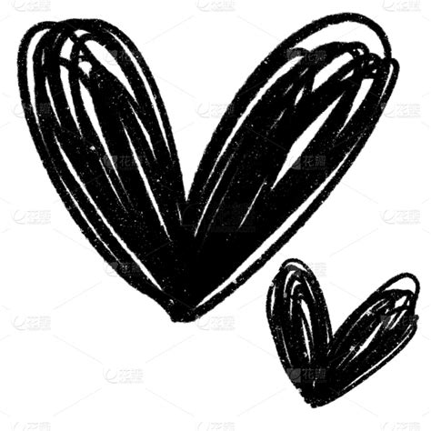 简笔画爱心元素