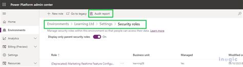 Auditing Of Security Role In Microsoft Dynamic 365 Crm With Enhanced Ui