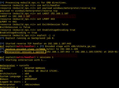 Windows Exploitation Msbuild Hacking Articles
