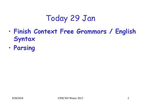 cpsc 503 computational linguistics ppt download