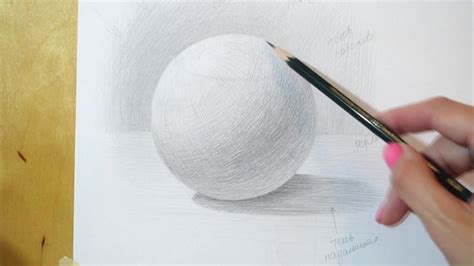 Як намалювати кулю простим олівцем особливості малювання та штрихування фігури Ravlyk