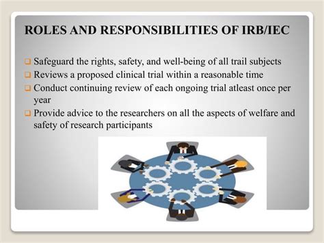 Institutional Review Board Irb Independent Ethics Committee Iec Pptx Medical Health