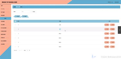 基于nodejsvue英语词汇学习的微信小程序开题程序论文 计算机毕业设计 Csdn博客