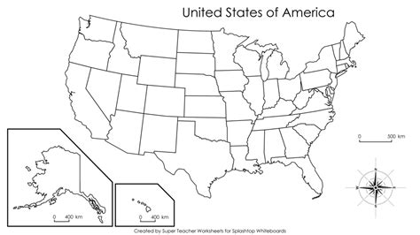 Usa Political Blank Map Can Within Fill In The Printable Of United Blank Usa Political Map