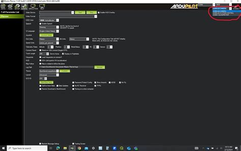 mission planner connection options mission planner ardupilot discourse
