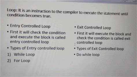 Difference Between While And Do While Loop Youtube