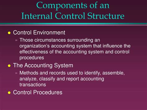 ppt internal control structure powerpoint presentation free download id 404720