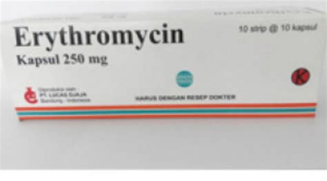 Erythromycin Manfaat Dosis And Efek Samping