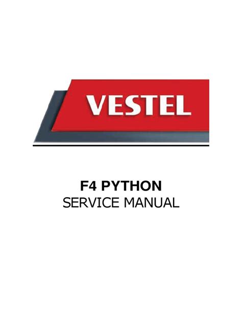 Bellavita Lf1209bvt Vestel F4 Python Serv Pdf Tap Valve