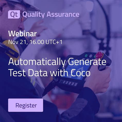 Qt Group On Linkedin Automatically Generate Test Data With Coco