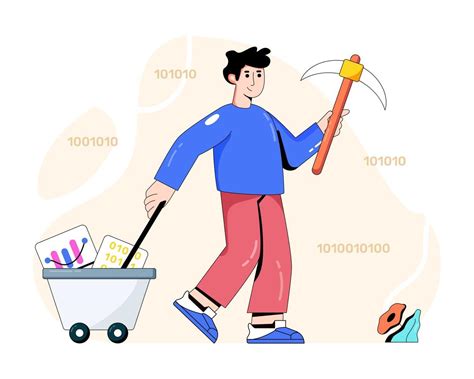 Data Mining And Coding 4825130 Vector Art At Vecteezy