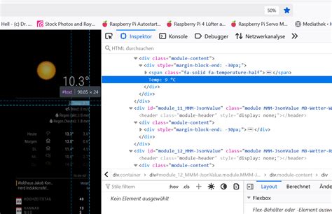 css modifications on a module which has no own css styles
