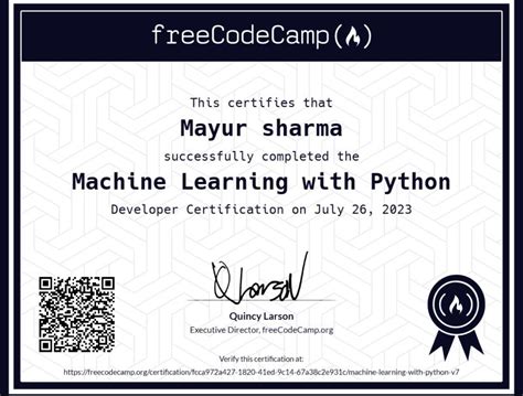 Mayur Sharma On Linkedin Machinelearning Python Freecodecamp
