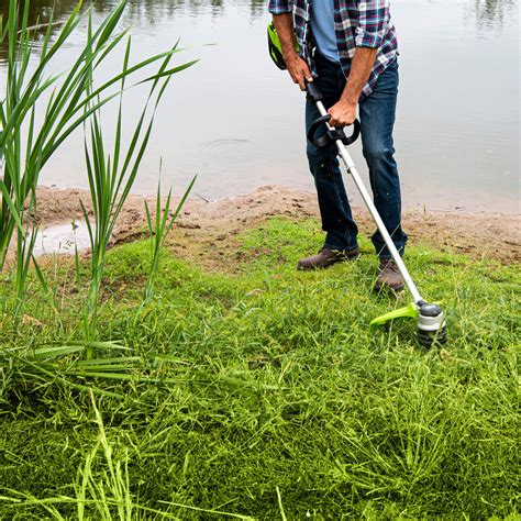 Greenworks 60v String Trimmer Skin Henderson Mowers And Chainsaws