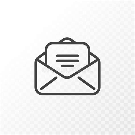 Outline Style Ui Icons Collection Vector Black Linear Illustration Stock Vector Illustration