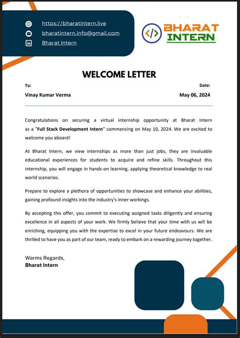 Vinay Kumar Verma On Linkedin Webdevelopment Bharatintern