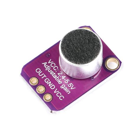 000 Jessinie 2pcs Max4466 Sound Sensor Amplifier Module Microphone Preamplifier