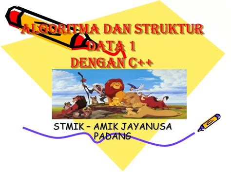 PPT ALGORITMA DAN STRUKTUR DATA Dengan C PowerPoint Presentation ID