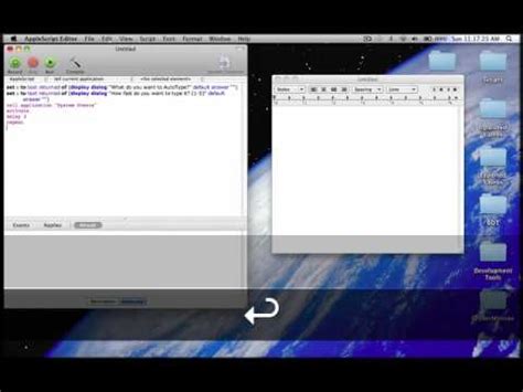 AppleScript Tutorial AutoTyper YouTube