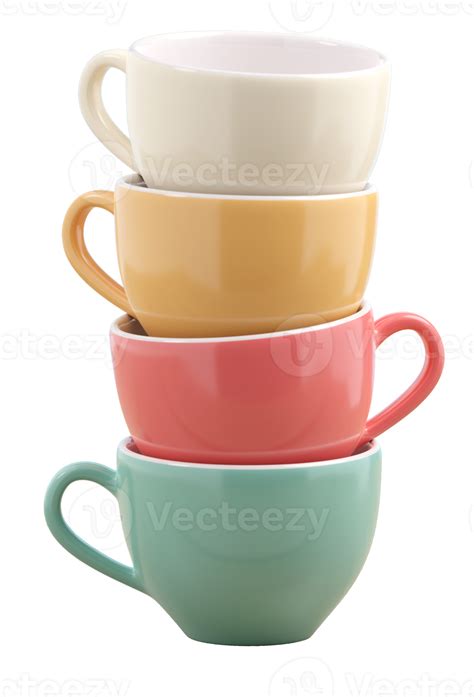 Coffee Cups Stack 19049702 Png
