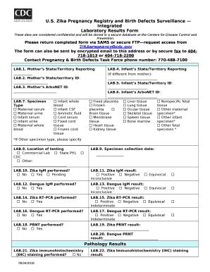 Laboratory Results Doc Template PdfFiller