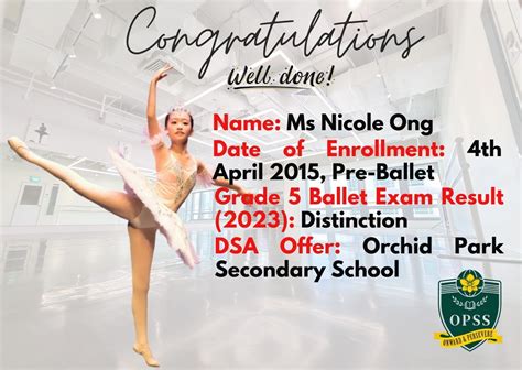 Successful Dsa Sec Admissions In 2024 ~ Ms Nicole Ong