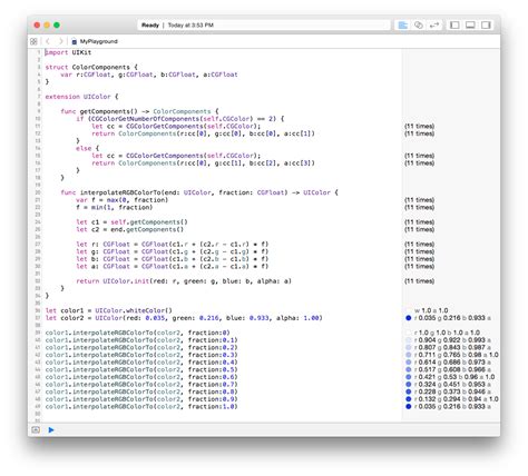 Ios Uicolor Transition Based On Progress Value Stack Overflow