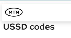 List Of MTN Short Codes In South Africa SMS USSD