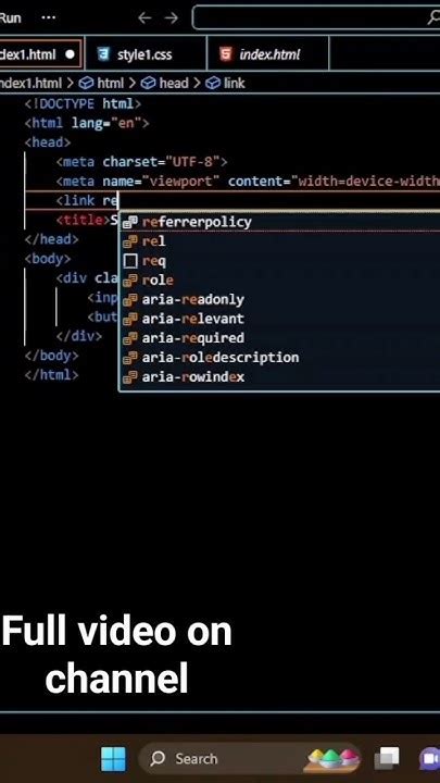 Search Bar Using Html Css Youtube