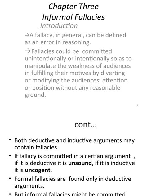Logic Chptr 3 Pdf Fallacy Argument Logic Chptr 3 Pdf Fallacy Argument