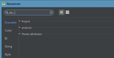 Android Support Library Drawables Are Not Listed In Android Studio Stack Overflow