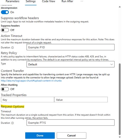 Parameter For Actions Network Timeout Is Called Request Options · Issue 1921 · Azure