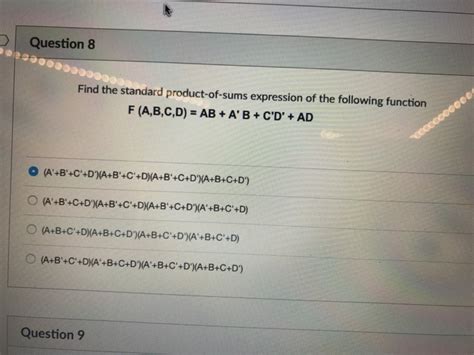 Solved Question 4 Figure 4 2 The Boolean Expression For The