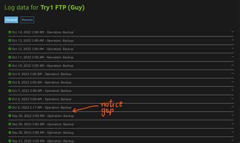 failed runs missing from the job specific log page · issue 4829