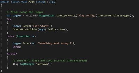 Nlog Database Logging In Aspnet Core With Example Thecodebuzz