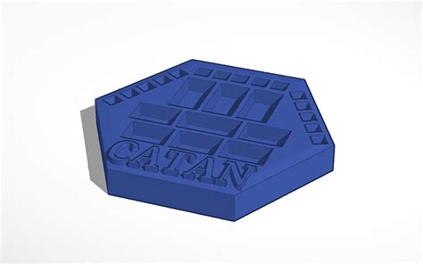 3d Design Catan Piece Holder Tinkercad