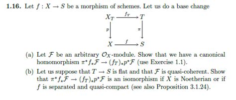 Algebraic Geometry Show The Problem Of Flat Base Change Is Local On The Source And Target