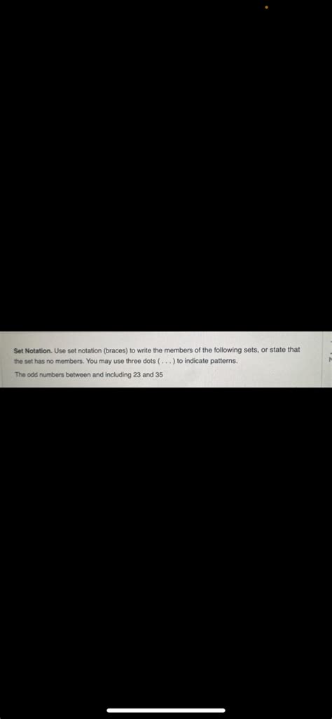 Answered Set Notation Use Set Notation Braces Bartleby