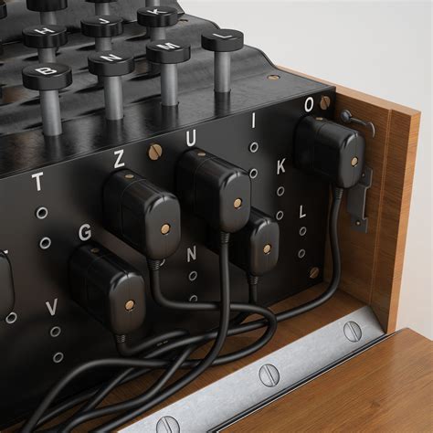 Enigma Cipher Machine 01 3d Model 59 Max Fbx Obj Free3d