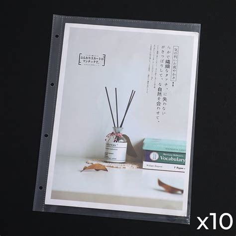 Minimalist PP Binder Japan Style A5 A4 Stationary Binding 6 Holes Loose