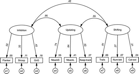 Confirmatory Factor Analysis Of Ef Subcomponent Latent Variables In Download Scientific Diagram